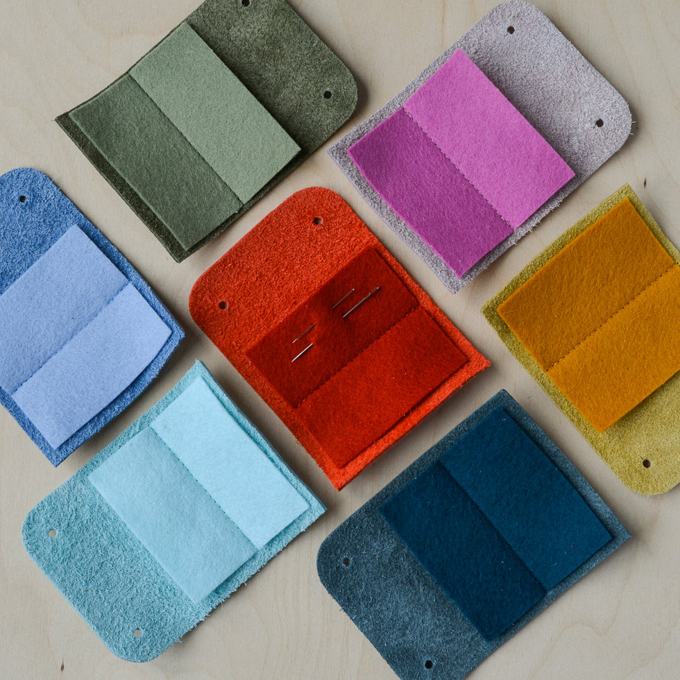 Leather Mini Sewing Needle Case – Studio Lowen